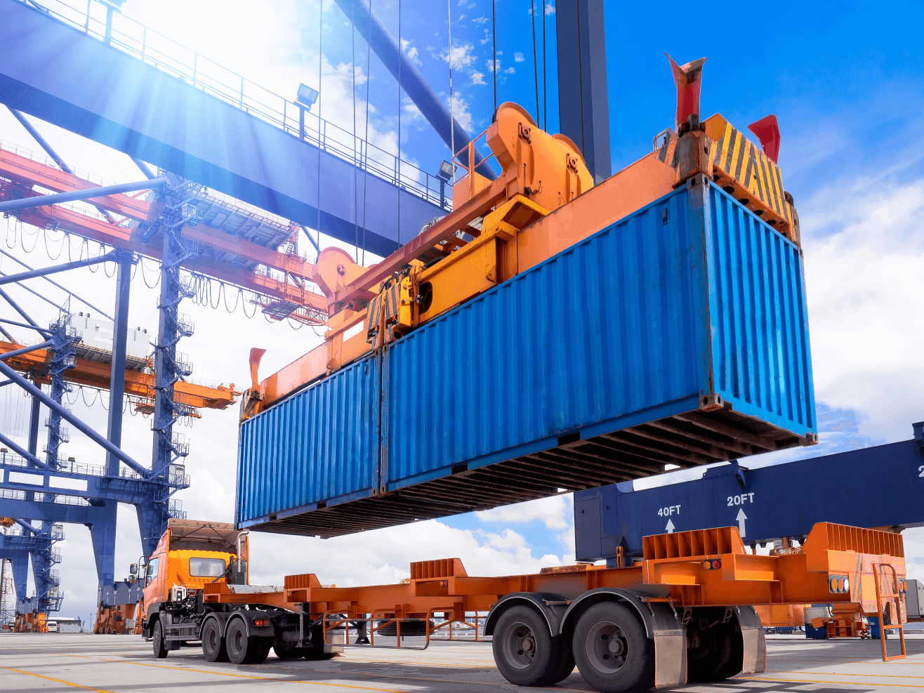 Cargo Container Trucks