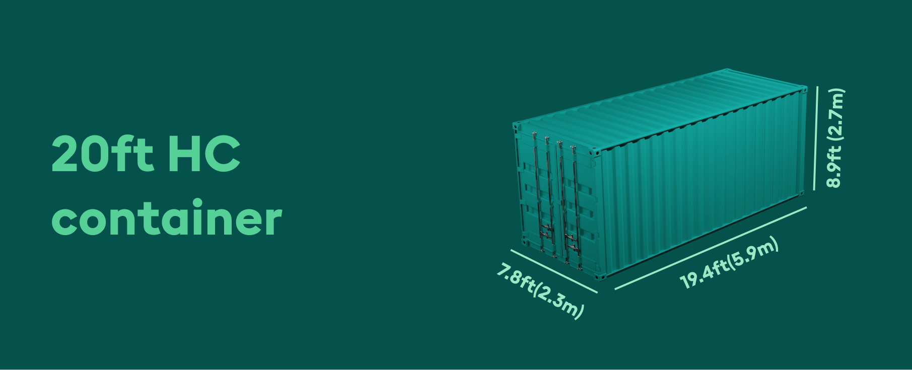 20 Ft High Cube Container Dimensions Free Word Template